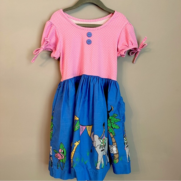 Eleanor Rose | Dresses | Eleanor Rose Field Trip Zoo Puff Sleeve Polka ...